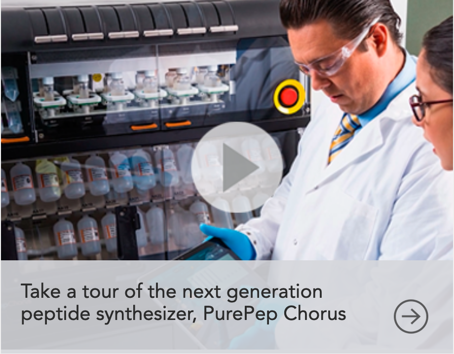 New PurePep Chorus automated peptide synthesizer